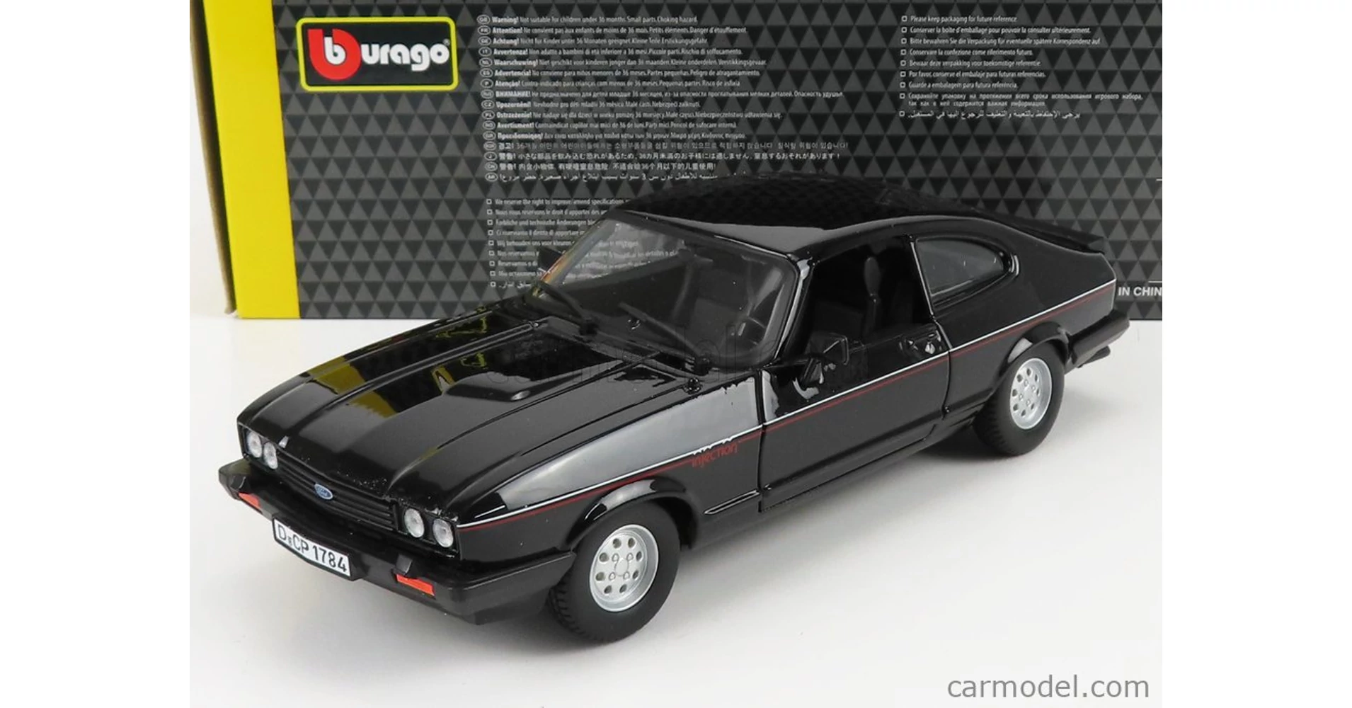 Ford Capri injection (1982) - Bburago - Méretarányos modellek a legjobb ...