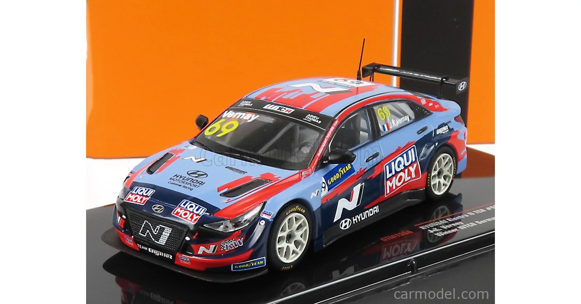 Hyundai Elantra TCR No. 69. Vernay (2021) - IXO Models - Méretarányos ...
